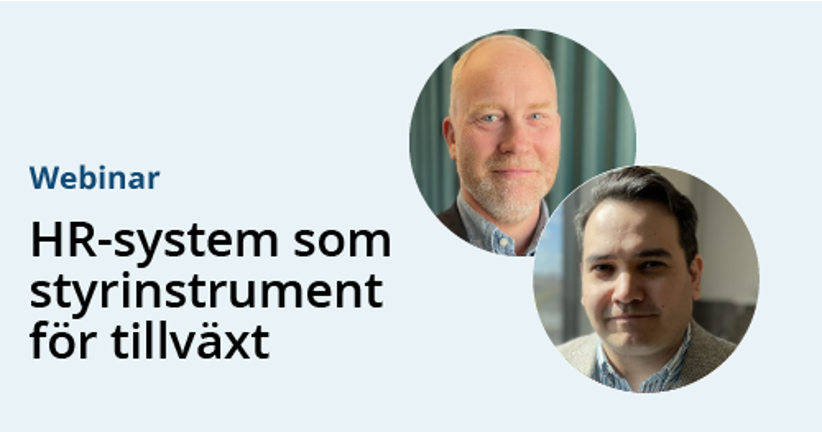 HR-system som styrinstrument för tillväxt | Gratis webinar | Simployer | Simployer